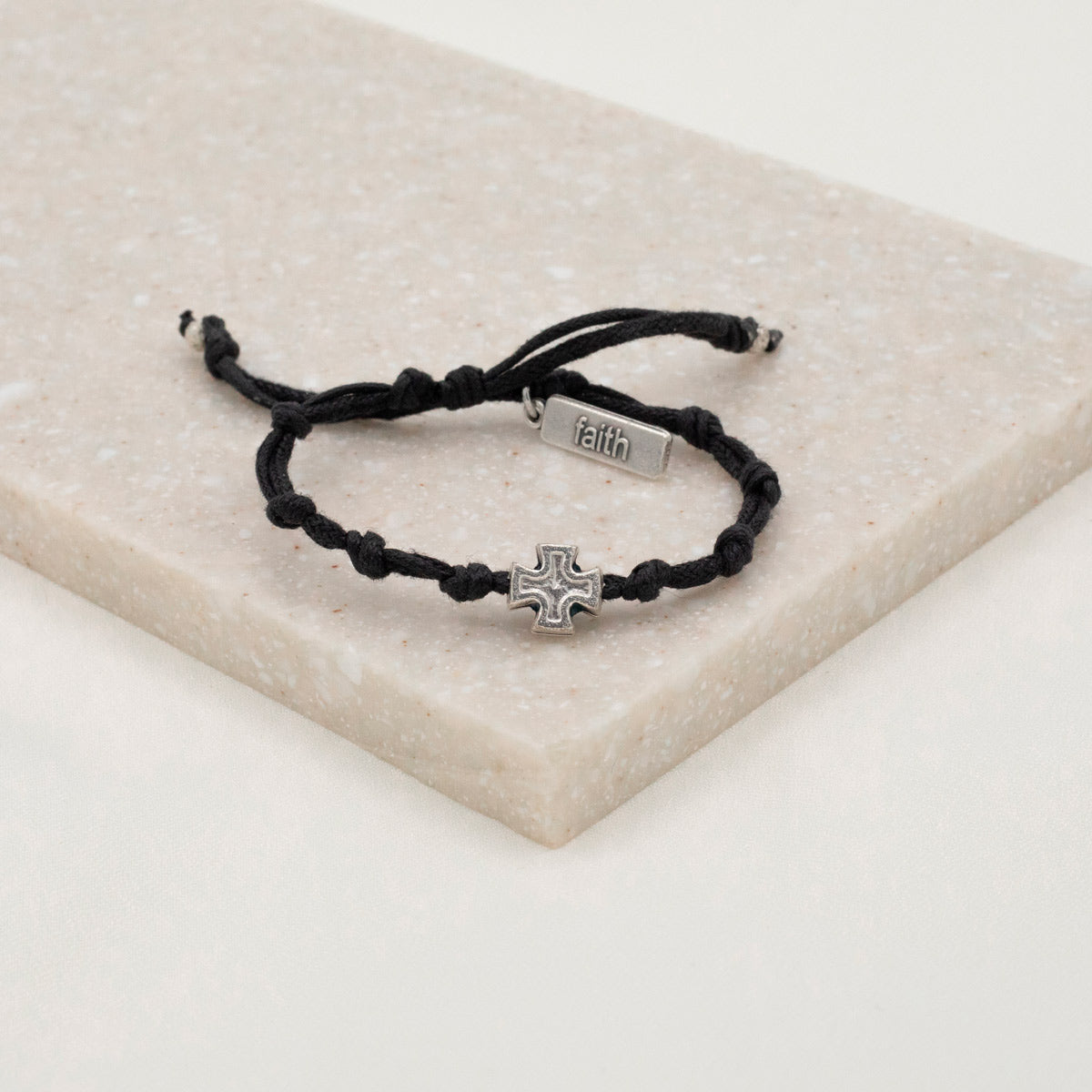 My Saint My Hero - Surrender Prayer Bracelet (Black and Silver) – THE ...