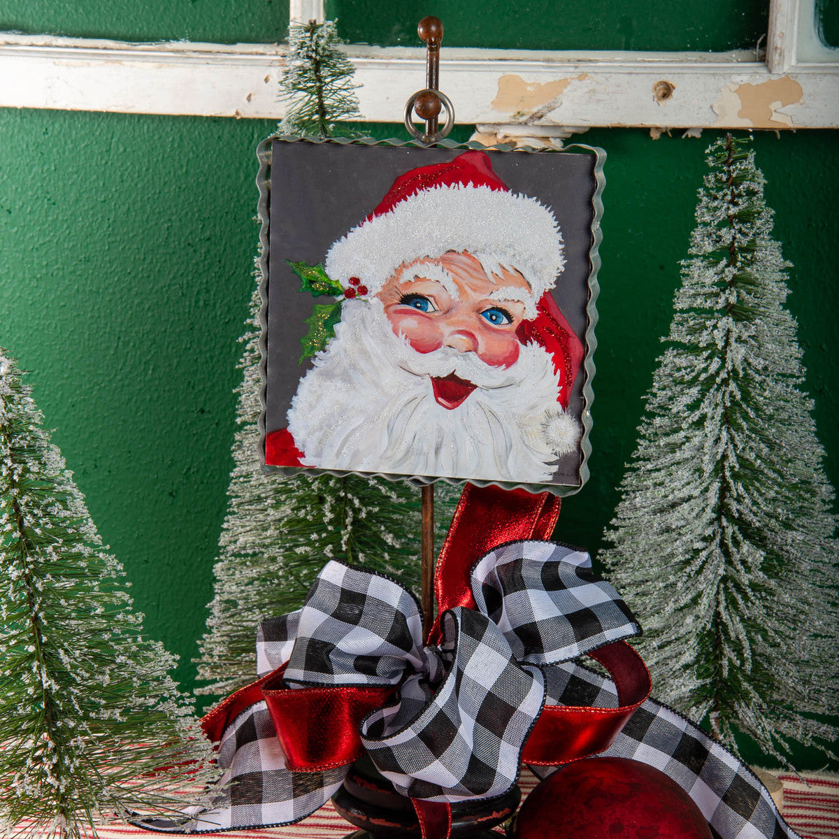 The Round Top Collection - Mini Jolly Santa Print – THE RED DOOR